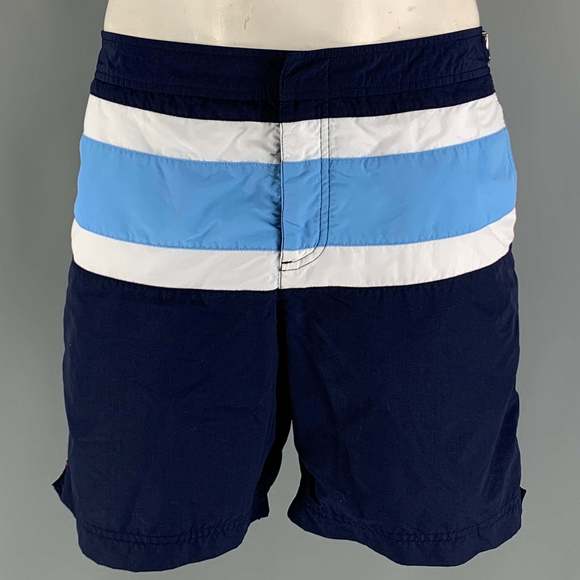 Orlebar Brown | Swim | Orlebar Brown Navy White Stripe Nylon Side Tabs ...